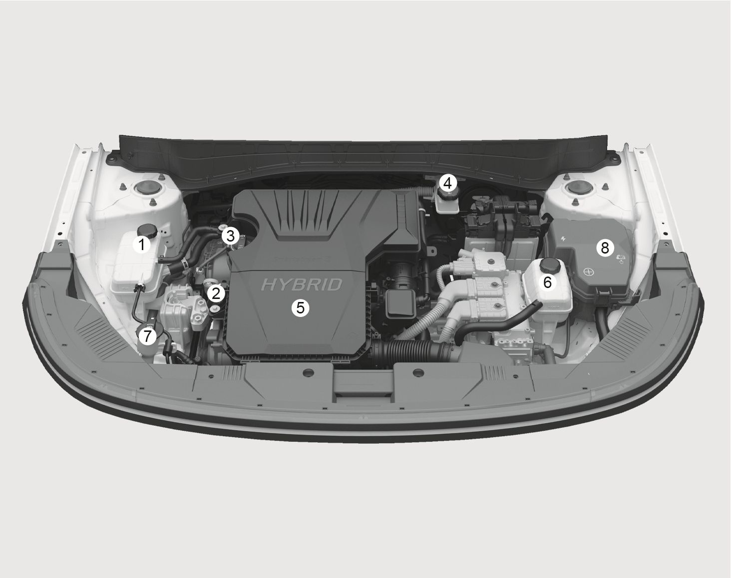 Engine compartment overview