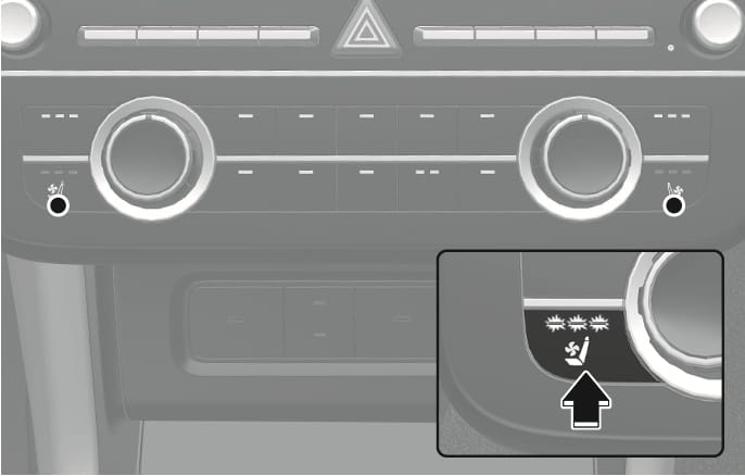 Air ventilation seats